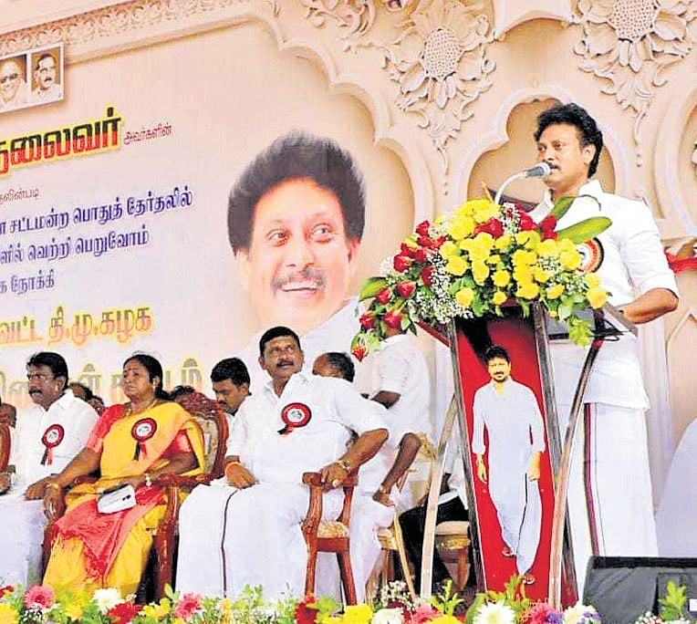 Two DMK district units seek Udhaya’s elevation as deputy CM